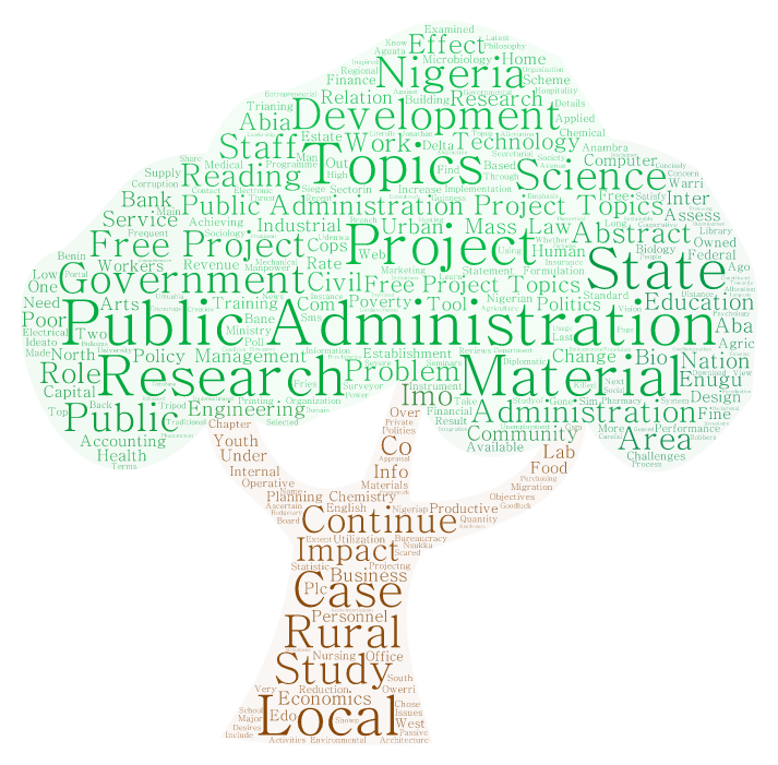 Free Public Administration Project Topics For Final Year Students ...